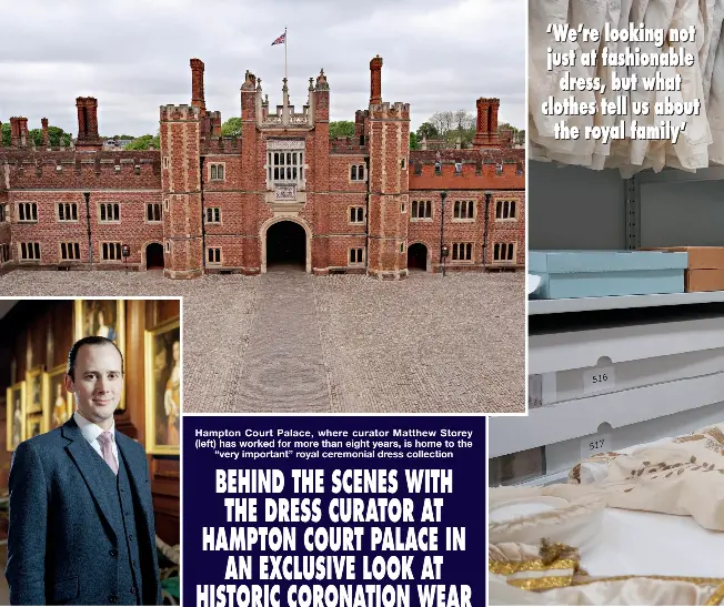 BEHIND THE SCENES WITH THE DRESS CURATOR AT HAMPTON COURT PALACE IN AN ...