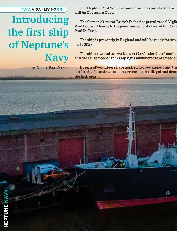 Introducin­g the first ship of Neptune's Navy - PressReader
