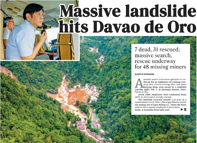 Massive landslide hits Davao de Oro - PressReader