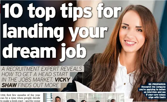 10 top tips for landing your dream job VICKY - PressReader