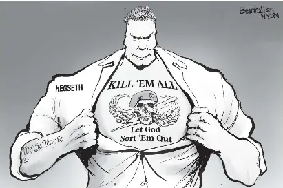 Hegseth, not Kelly, should face justice - PressReader