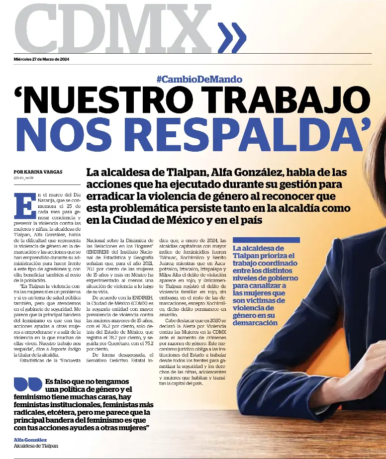 ‘NUESTRO TRABAJO NOS RESPALDA’ - PressReader