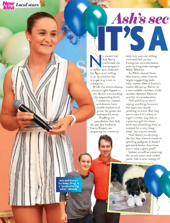 Ash’s secret baby shower IT’S A BOY! - PressReader