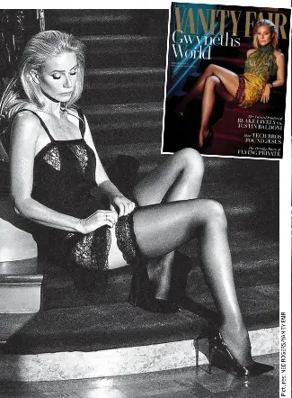 Deneuve of it! Gwyneth oozes Gallic charm for Vanity Fair cover shoot - PressReader