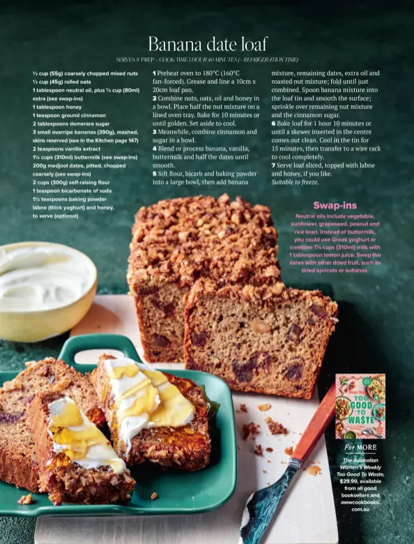 Banana date loaf - PressReader