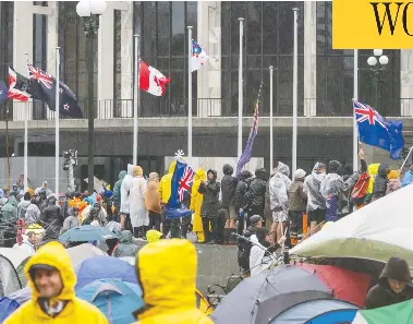 Irritating music fails to deter N.Z. protesters - PressReader
