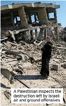 Palestinia­ns return to devastated home city - PressReader