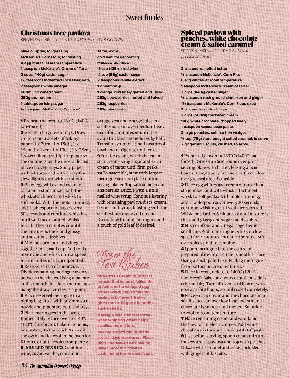 Christmas tree pavlova - PressReader