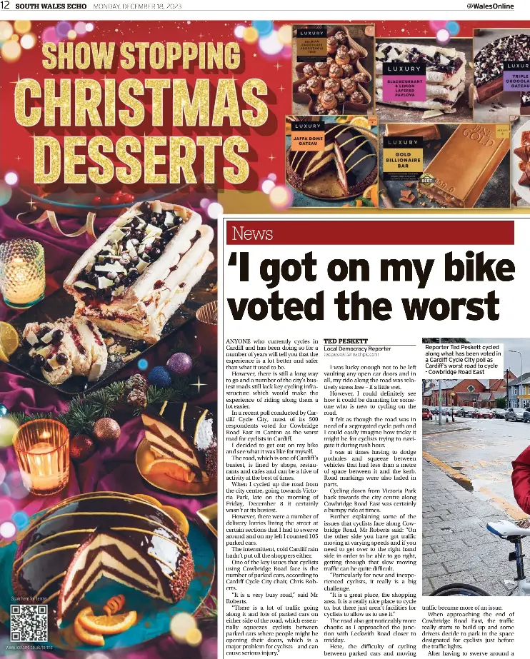 ‘I got on my bike voted the worst To ride the road by city cyclists’ - PressReader