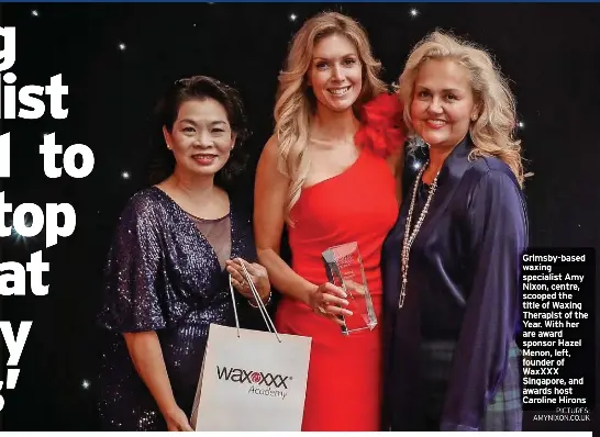 Waxing specialist thrilled to scoop top award at ‘Beauty Oscars ...