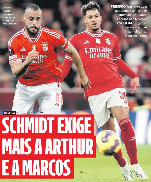 SCHMIDT EXIGE MAIS A ARTHUR E A MARCOS - PressReader