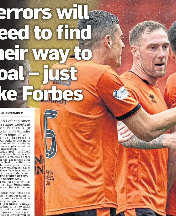 Terrors will need to find their way to goal – just like Forbes - PressReader