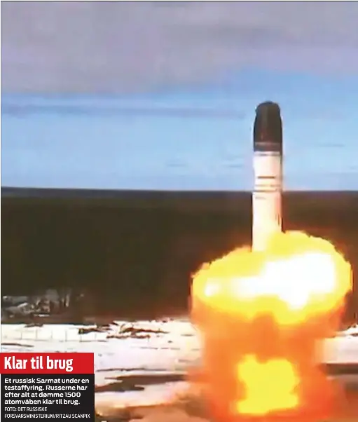 FRA SKRÆMMEVÅB­EN TIL DOMMEDAGS BOMBER - PressReader