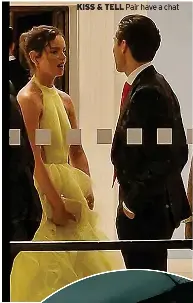 Maura and Joey kissing in action - PressReader