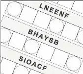 JUMBLE SUNDAY | Arkansas Democrat-Gazette | PressReade­r