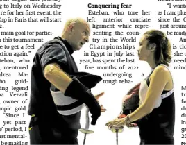 RECOVERING PHYSICALLY BUT MIND-READY, ESTEBAN TAKES FIRST STEPS TO ...