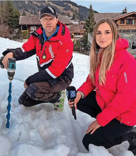 20 Minuten fuhr Ski im Grünen - PressReader