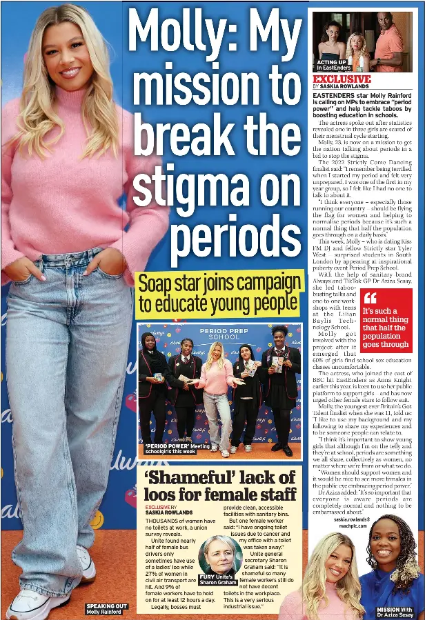 Molly: My mission to break the stigma on periods - PressReader