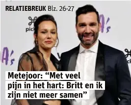 Metejoor: “Met veel pijn in het hart: Britt en ik zijn niet meer samen” - PressReader