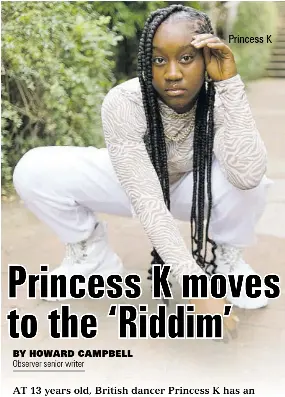 Princess K moves to the ‘Riddim’ - PressReader