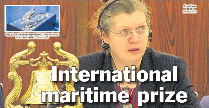 Internatio­nal maritime prize - PressReader
