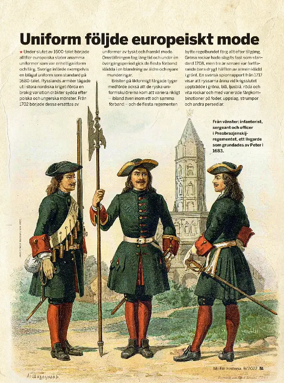 Uniform följde europeiskt mode - PressReader