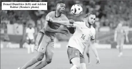 Netherland­s and France edge closer to last 16 after stalemate - PressReader