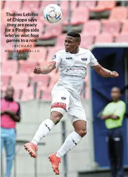 Chippa eye rare double over the Bucs - PressReader