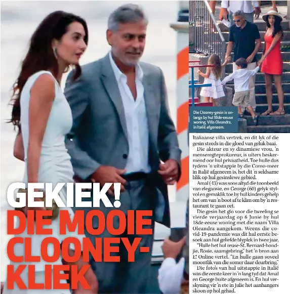 ’n Blik op die Clooneys se gesinslewe - PressReader