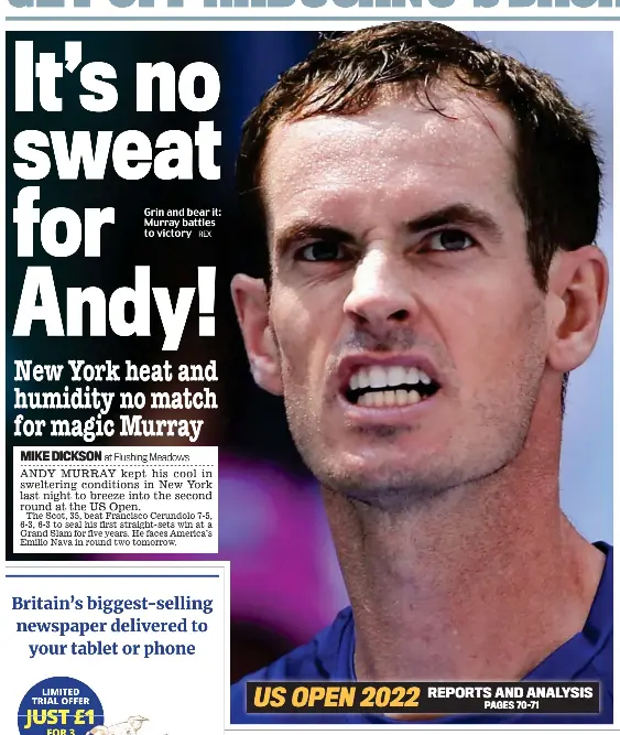 It’s no sweat for Andy! - PressReader