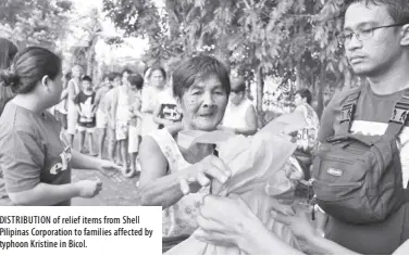 PDRF, private sector send aid to families affected by Typhoon Kristine - PressReader