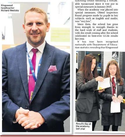 KINGSWOOD ACADEMY IS NAMED ONE OF THE BEST IN COUNTRY - PressReader