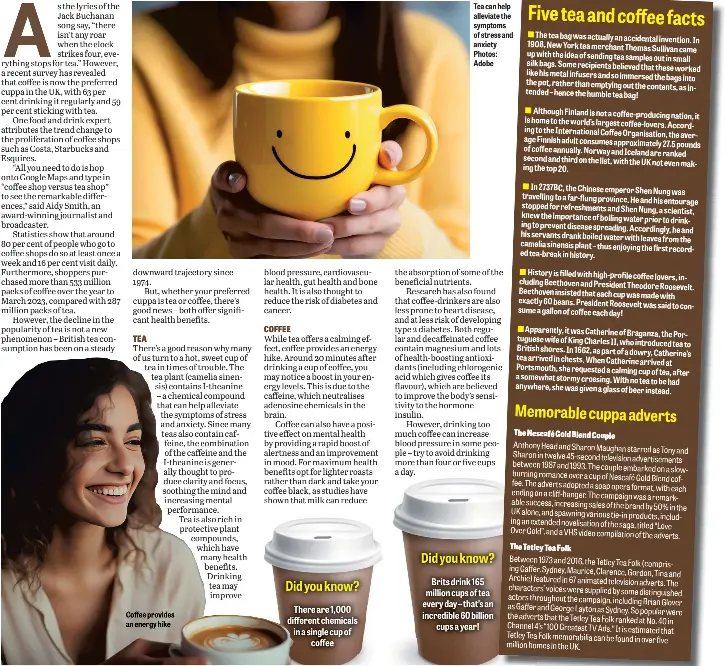 Tea or coffee? And is your comforting cuppa healthy? - PressReader