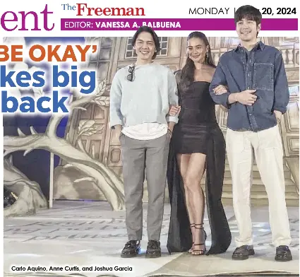 ‘IT’S OKAY NOT TO BE OKAY’ Anne Curtis makes big teleserye comeback - PressReader