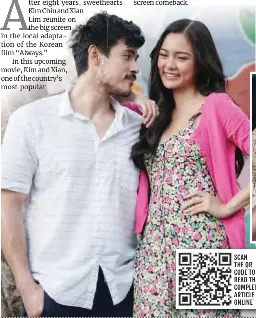 Kim Chiu, Xian Lim reunite for their first drama together - PressReader