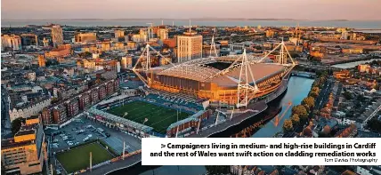 Cladding campaigner­s blast Welsh Government - PressReader