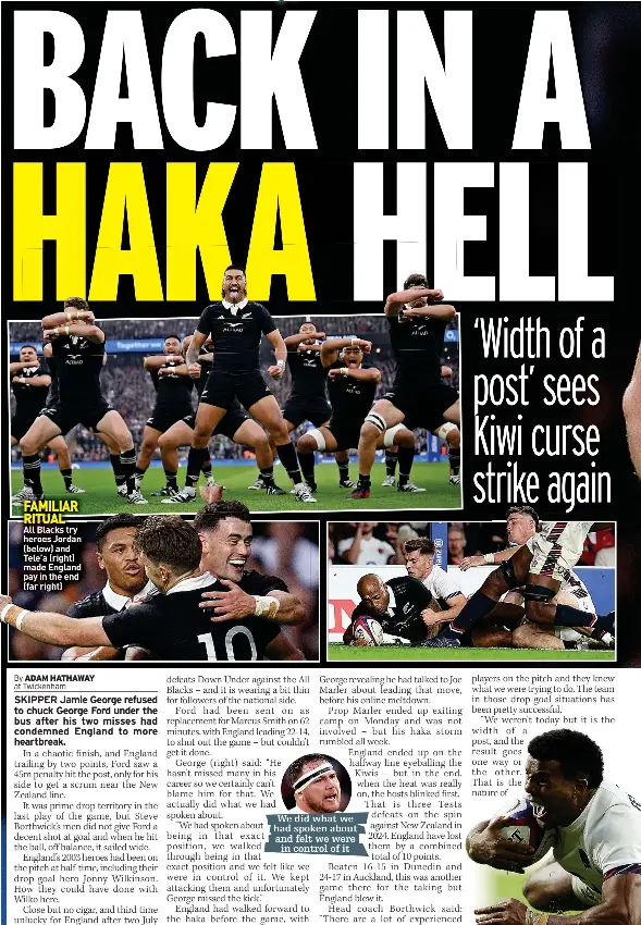 BACK IN A HAKA HELL - PressReader