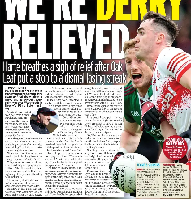 WE’RE DERRY MUNSTER SHC ROUND 3 FROM PAIRC UI CHAOIMH RELIEVED - PressReader