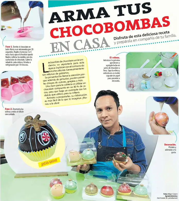 ARMA TUS CHOCOBOMBA­S EN CASA - PressReader