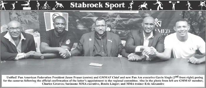 Gavin Singh appointed to Executive Committee of the Pan American MMAF ...