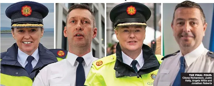 It’s down to final four in race for second in command of gardaí ...