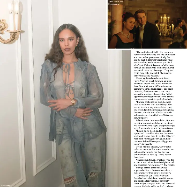 Alisha Boe Makes Her Period Piece Debut With ‘ The Buccaneers’ - PressReader
