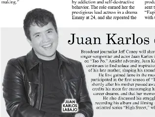 Juan Karlos cites late mom as inspiratio­n - PressReader