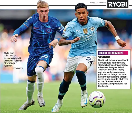 City’s silky Savinho shines on debut - PressReader