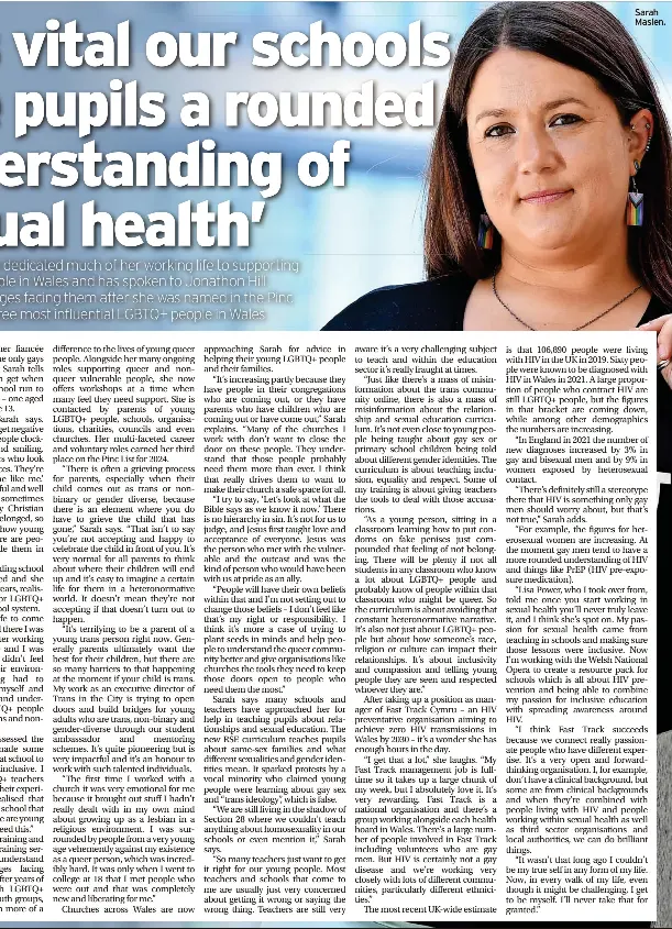 ‘It’s vital our schools give pupils a rounded understand­ing of sexual health’ - PressReader