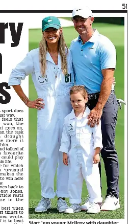 Answer for Rory lies in wisdom of Bobby Jones - PressReader