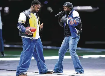 Kendrick Lamar’s $1,760 bell-bottom jeans steal Super Bowl half-time show - PressReader