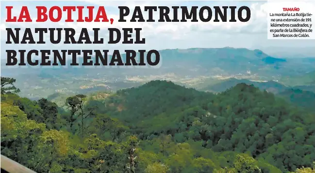 LA BOTIJA, PATRIMONIO NATURAL DEL BICENTENAR­IO - PressReader