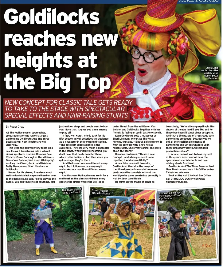 Goldilocks reaches new heights at the Big Top - PressReader