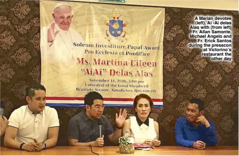 How the Papal Award affects Ai-Ai - PressReader